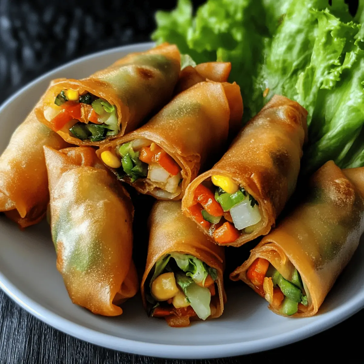 Mini Veggie Spring Rolls: Irresistible Fresh, Crispy Bites