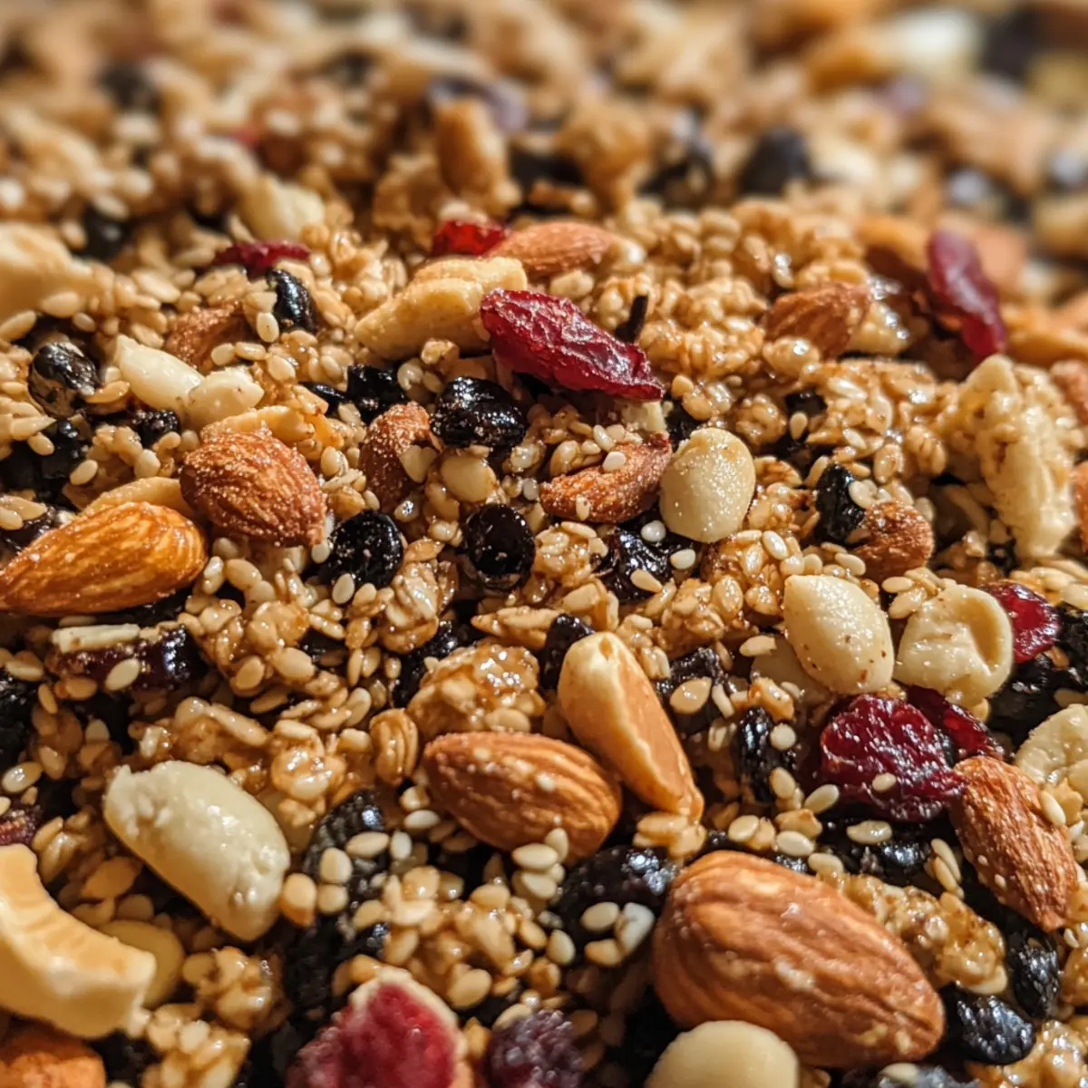 Easy Maple Sesame Trail Mix Clusters: Irresistible Delicious Snack